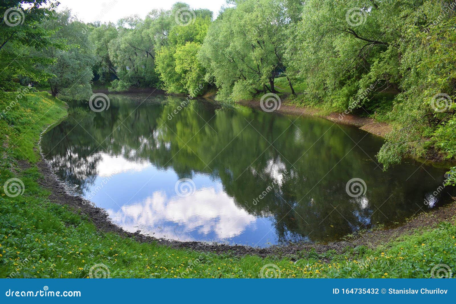 Landscape Lake Reflection Sky Stock Photo - Image of preset, lake ...
