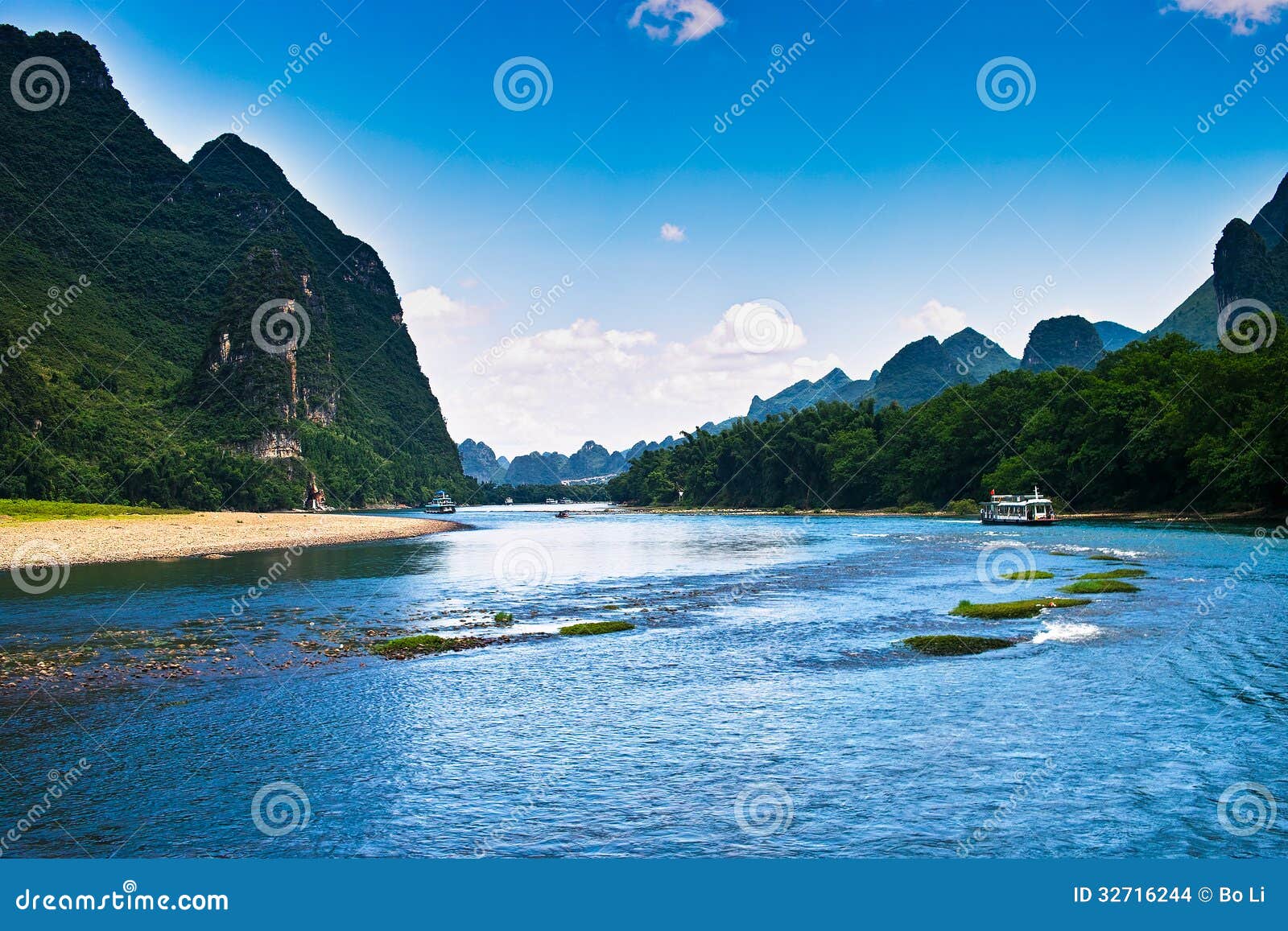 Landscape of li jiang stock photo. Image of holiday, cloudscape - 32716244