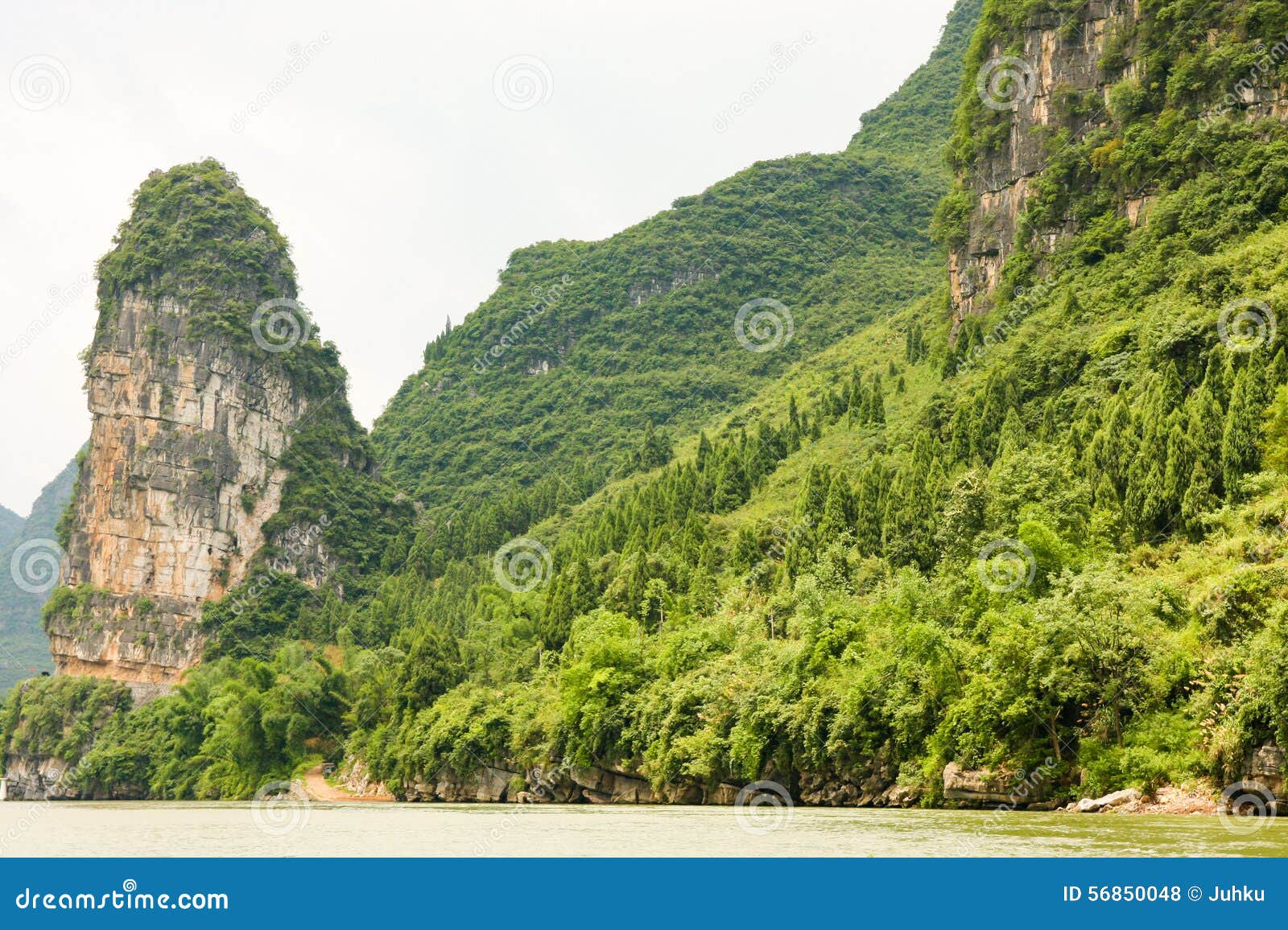 Landscape from li river stock photo. Image of mountains - 56850048