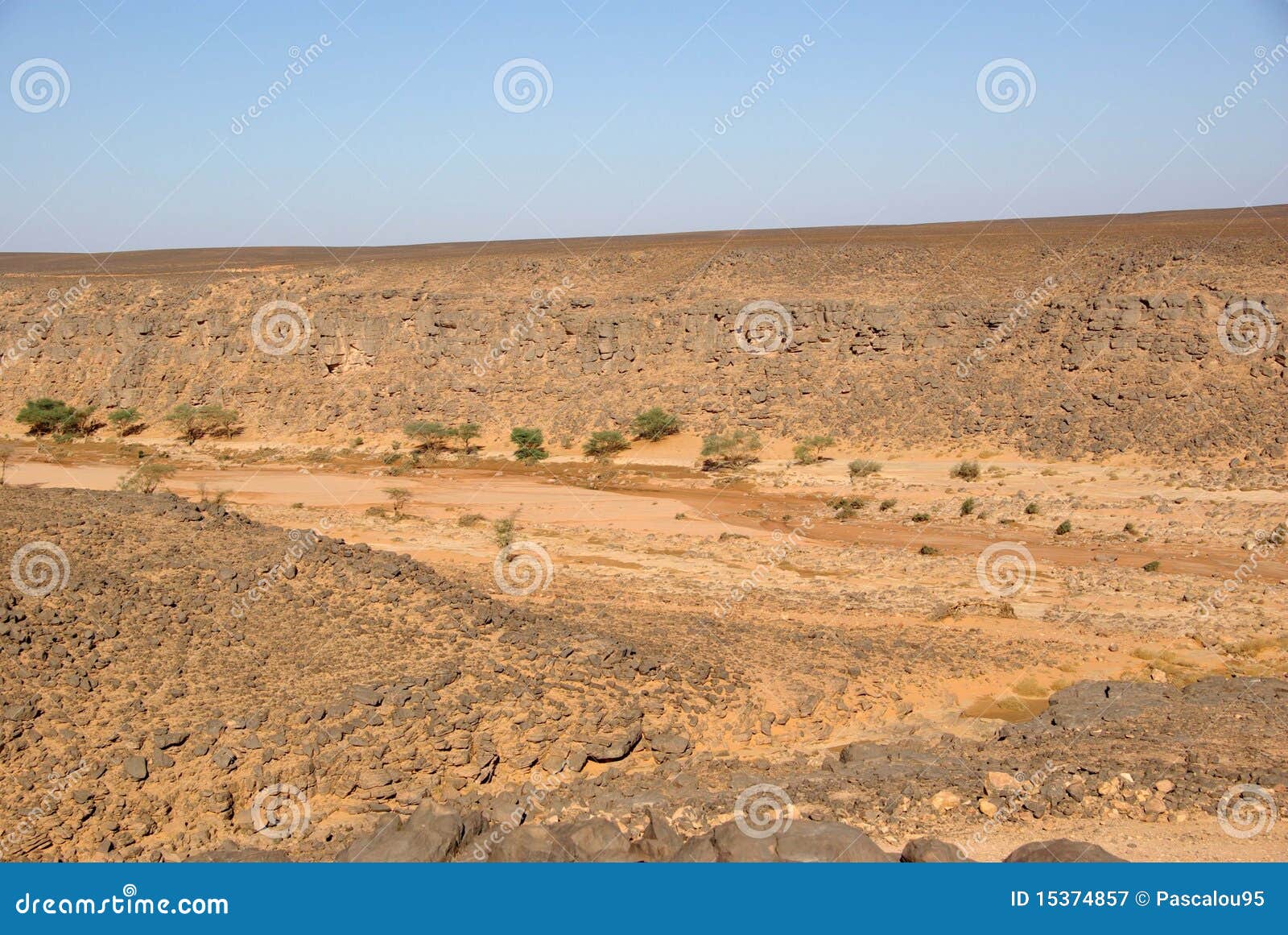 Landscape in Libya stock image. Image of drained, colorful - 15374857