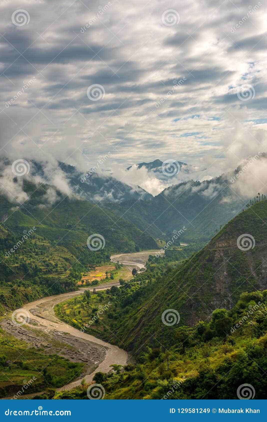 Landscape of Lohaghat stock image. Image of mountains - 129581249