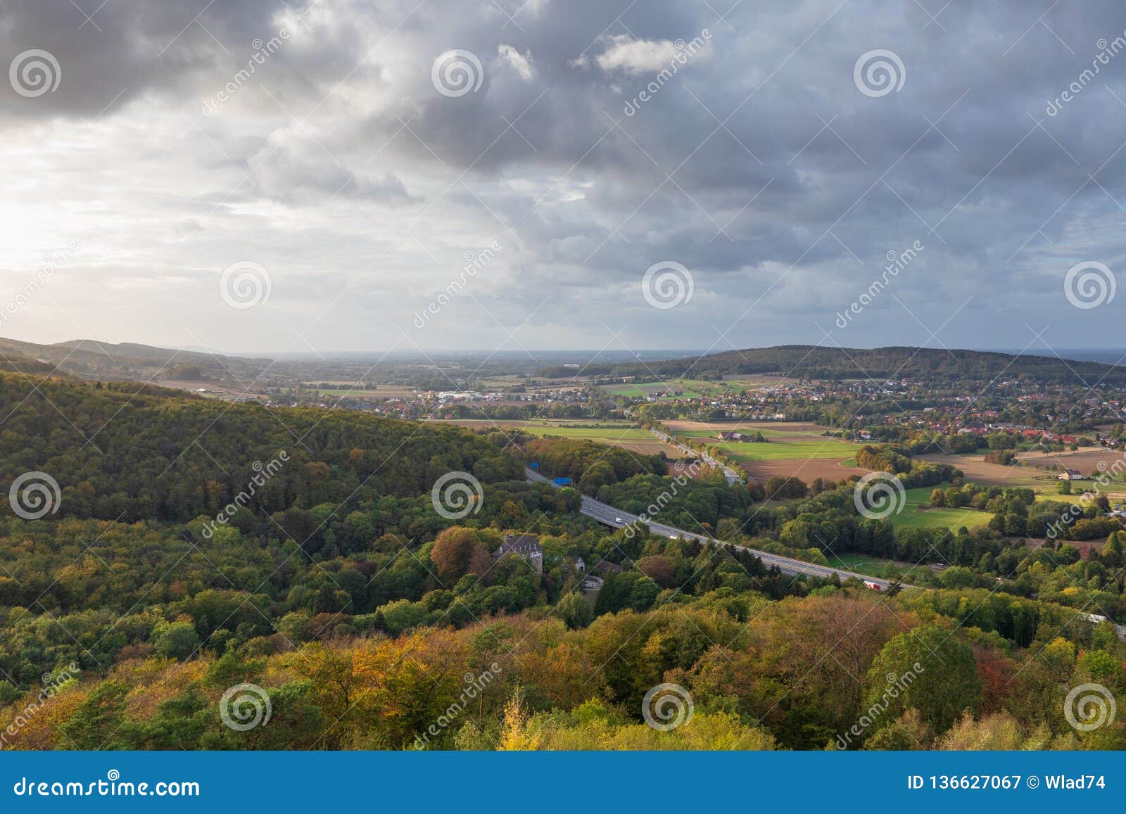 Landscape of Low Saxony in Germany Stock Image - Image of country ...