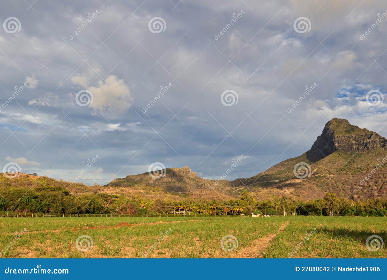 Landscape of Mauritius stock photo. Image of blue, mauritius - 27880042