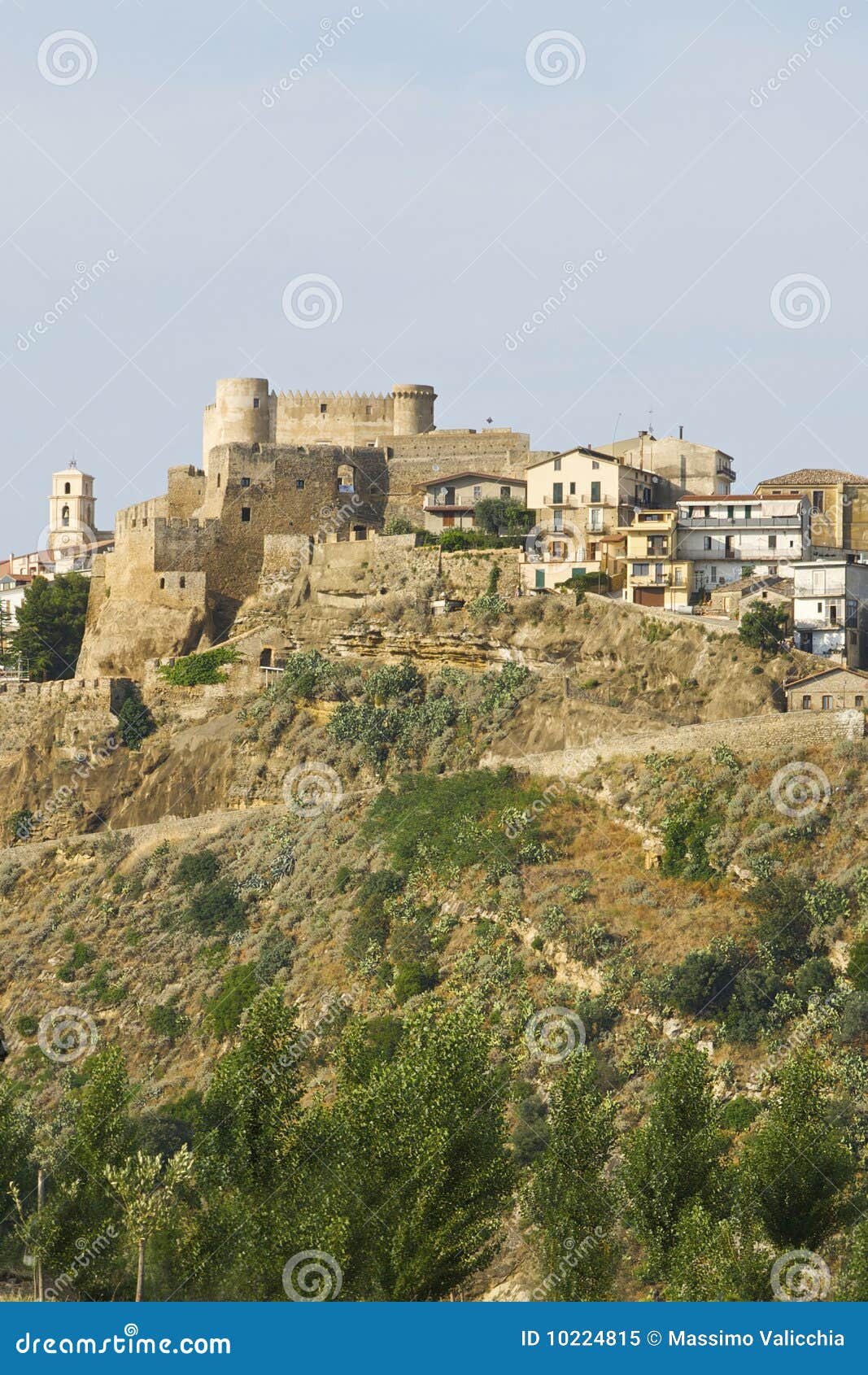 Landscape Of Medieval Country Stock Image - Image of ancient, mount ...
