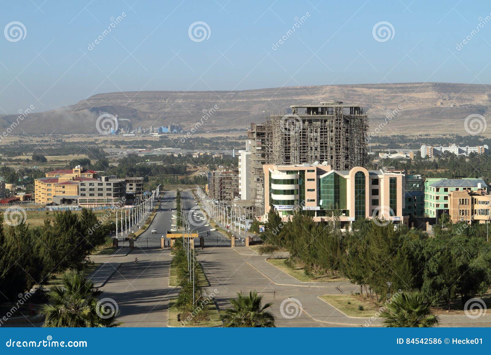Landscape at Mekele in Ethiopia Editorial Photo - Image of landscape ...