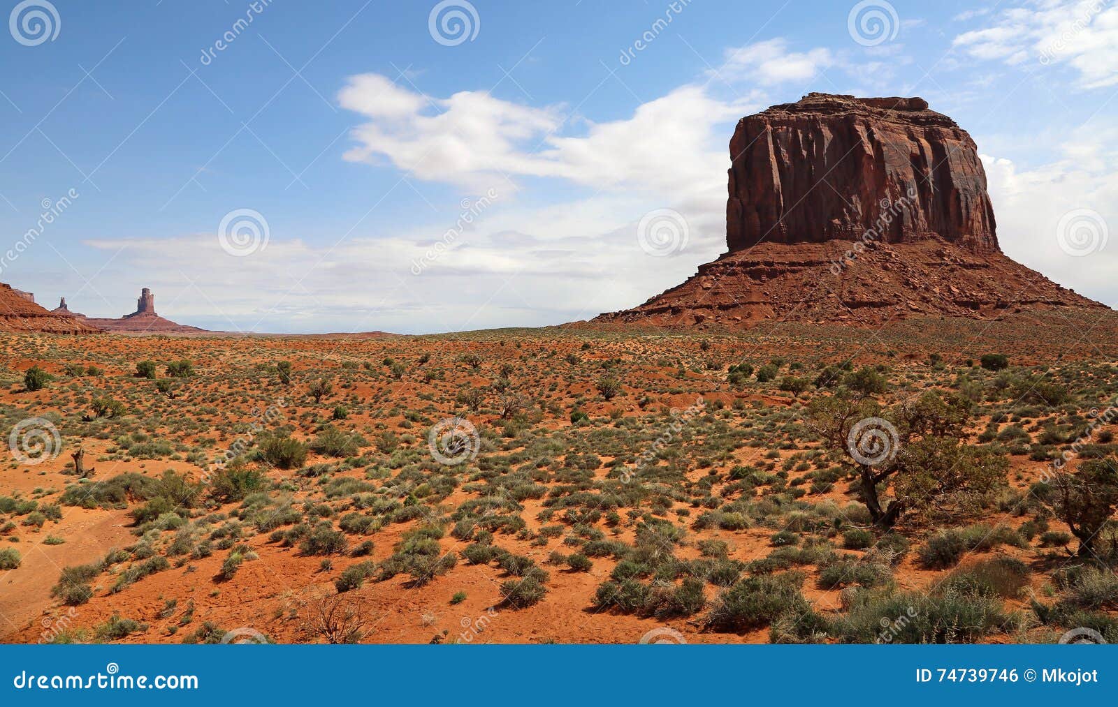 Landscape with Merrick Butte Stock Photo - Image of tourism, park: 74739746