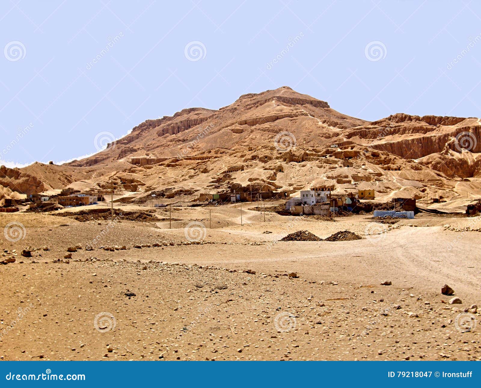 The Landscape of the Middle East Stock Image - Image of abandoned ...