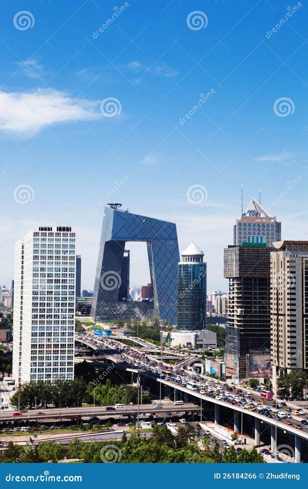 Landscape of modern city stock photo. Image of architecture - 26184266
