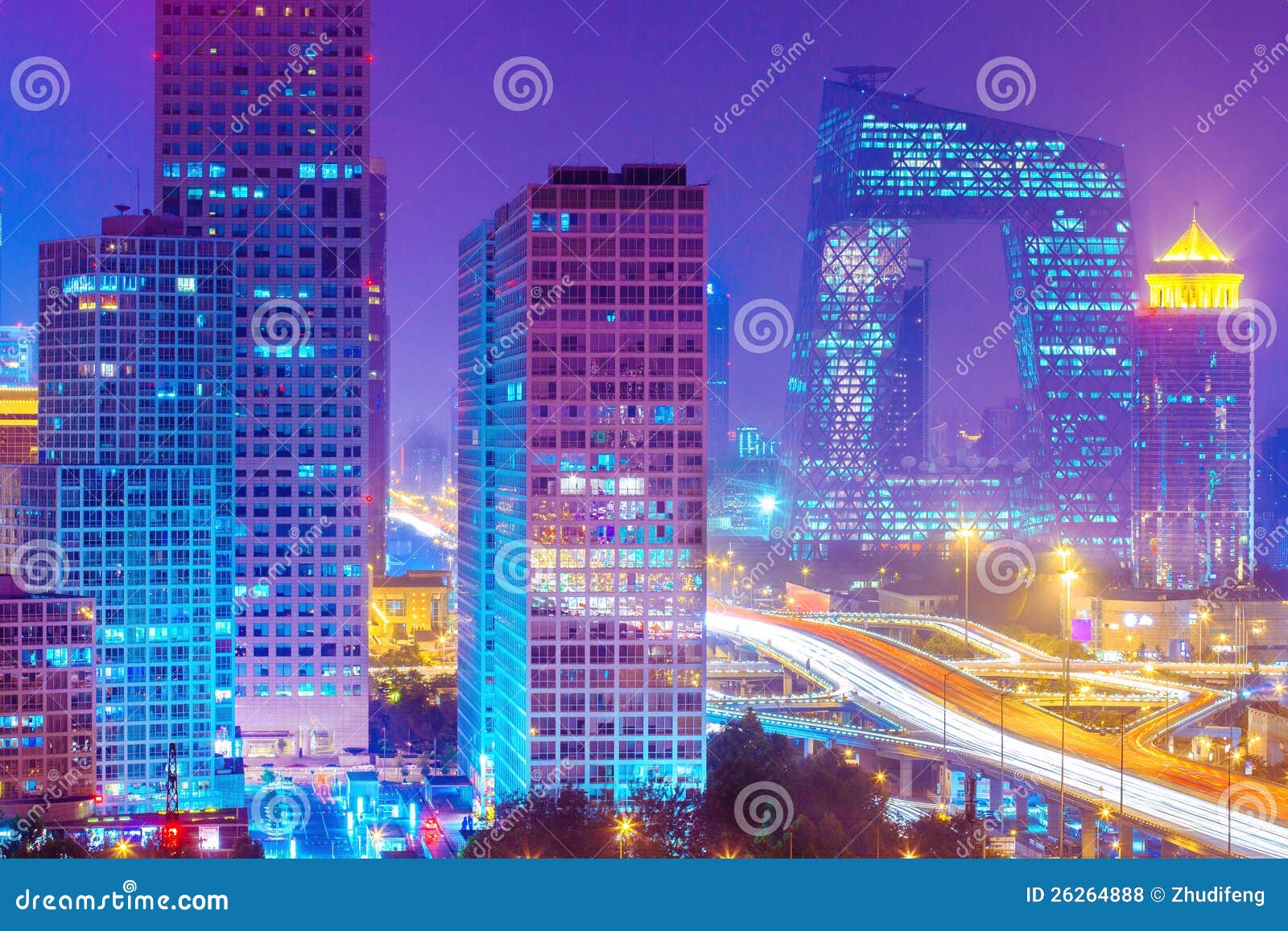 Landscape of modern city stock photo. Image of urban - 26264888