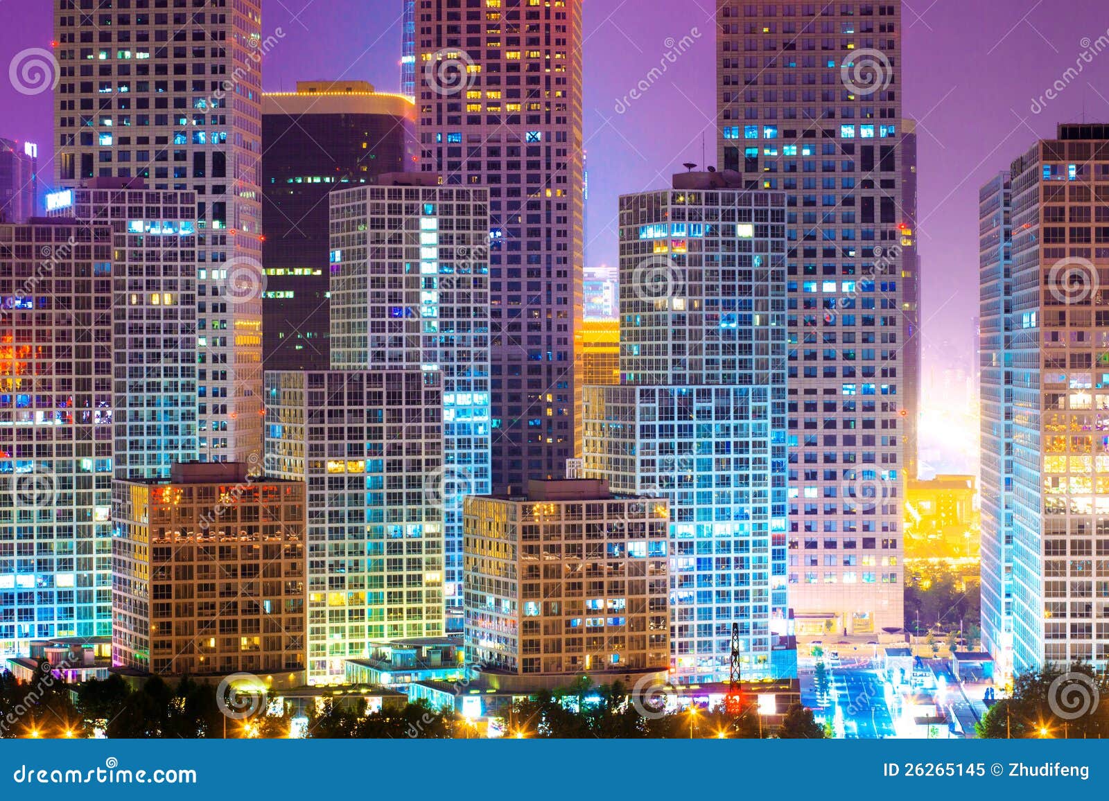 Landscape of modern city stock image. Image of asia, skyscraper - 26265145