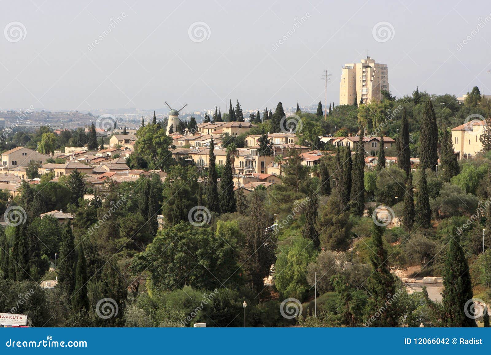 Landscape of Modern Jerusalem Stock Photo - Image of historical, city ...
