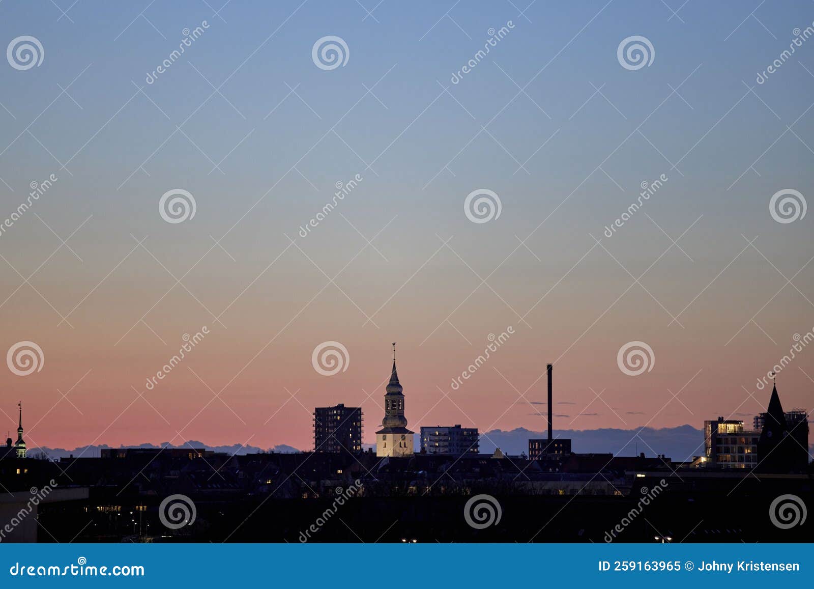 Landscape of Modern Urban City in Denmark Stock Image - Image of ...