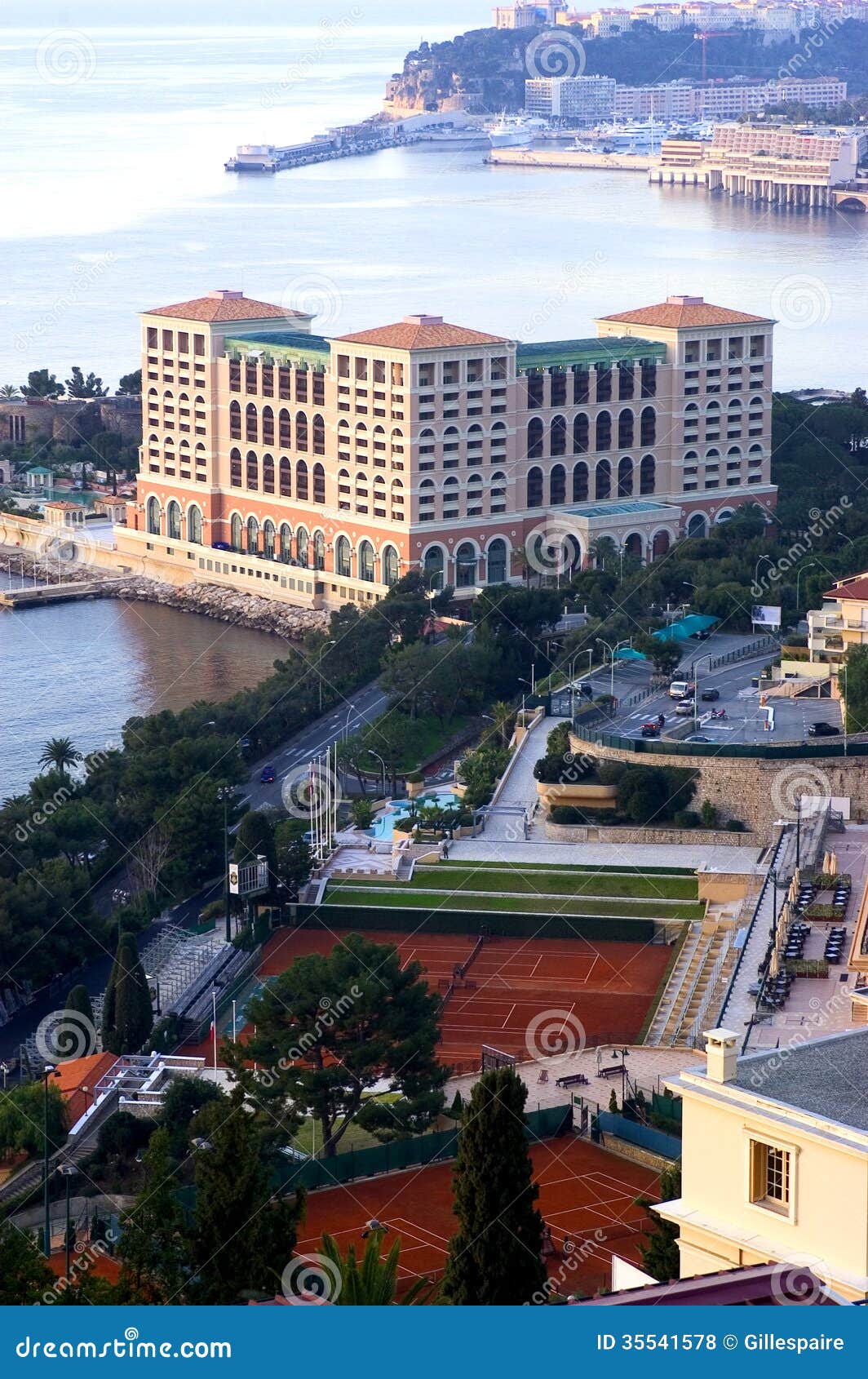 Landscape of Monaco stock photo. Image of blue, mediterranean - 35541578