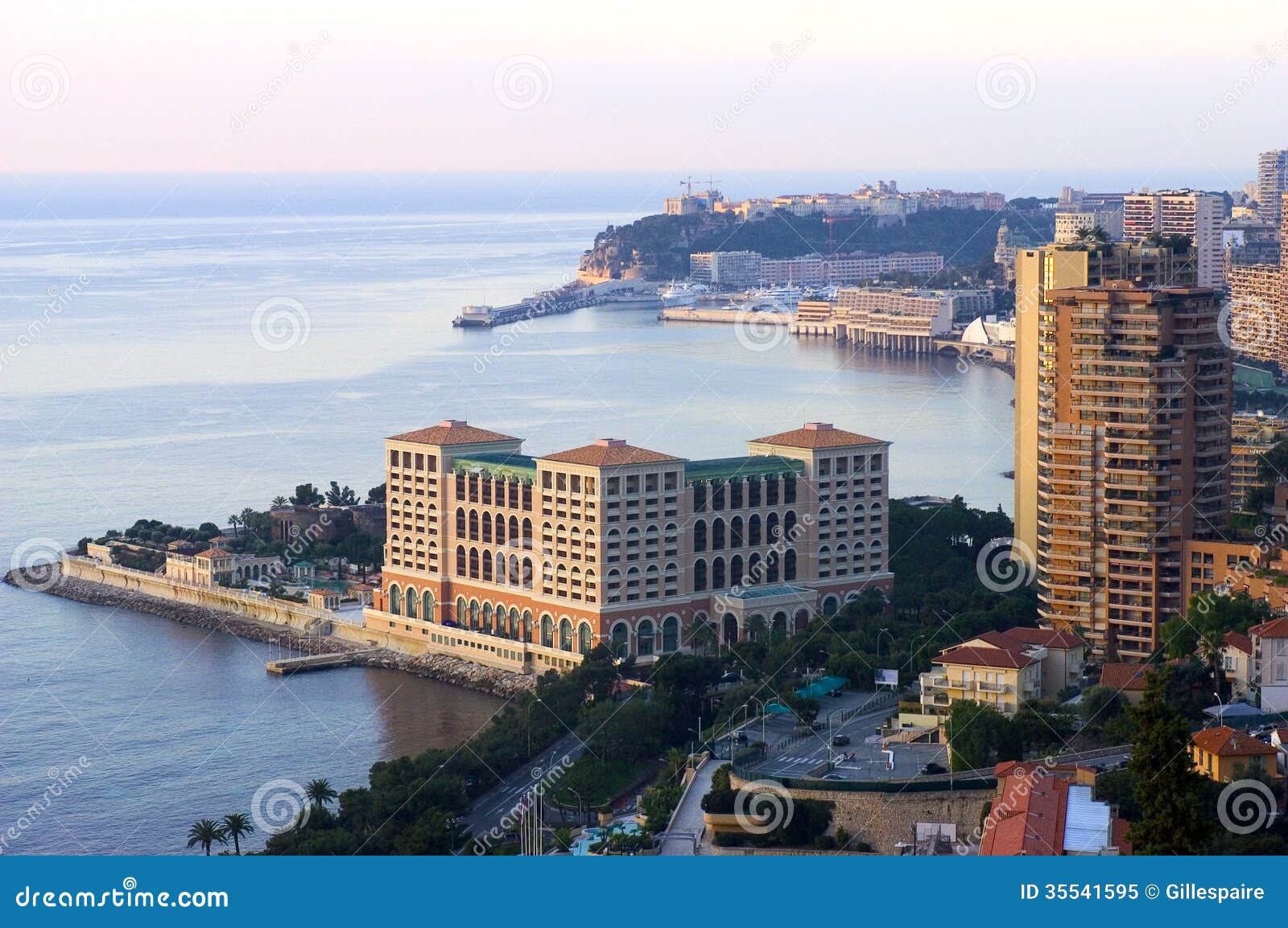 Landscape of Monaco stock image. Image of france, blue - 35541595
