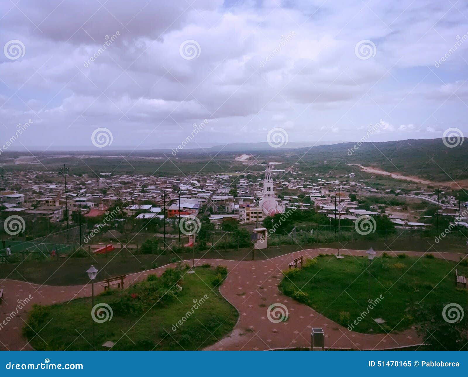 Landscape of Montecristi stock image. Image of ecuador - 51470165