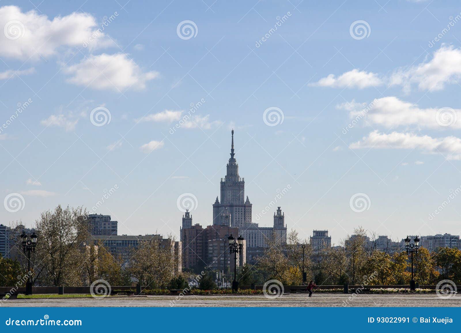 The landscape in moscow editorial photo. Image of landscape - 93022991
