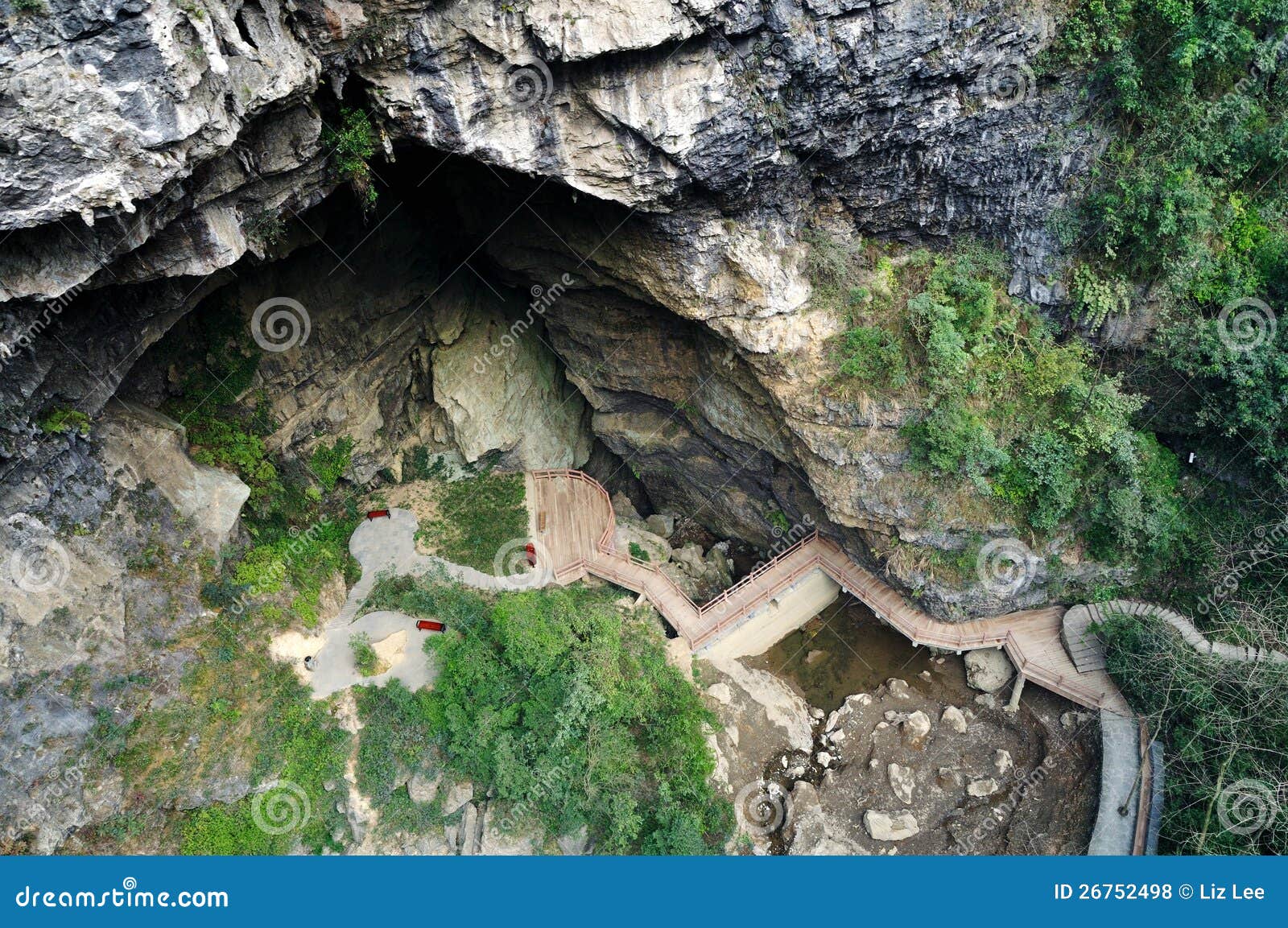 Landscape of mountain cave stock photo. Image of natural - 26752498