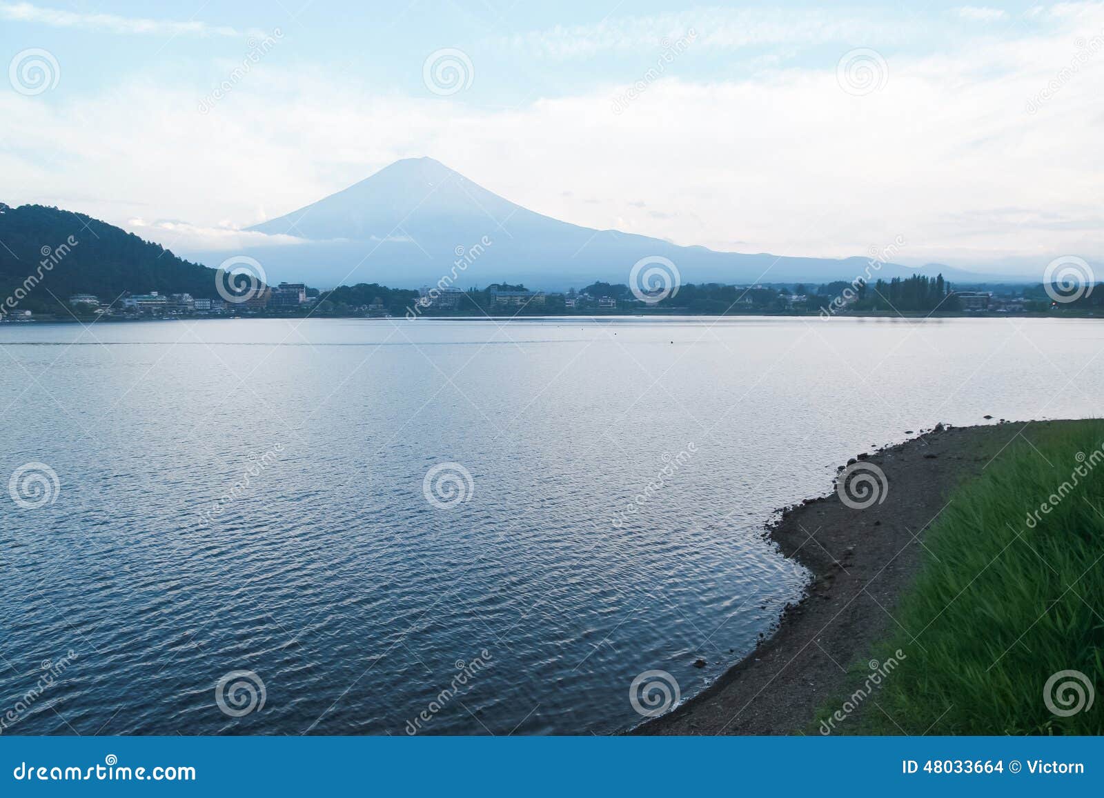 Landscape of Mountain Fuji stock photo. Image of plant - 48033664