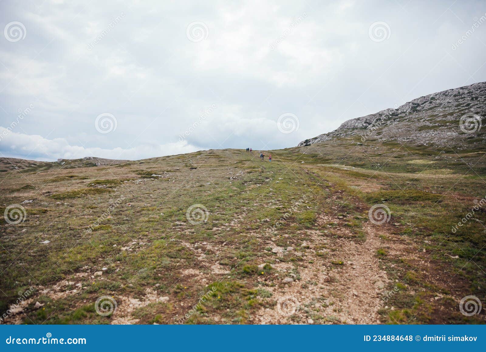 Beautiful Landscape of a Mountain Peak without Trees Stock Photo ...