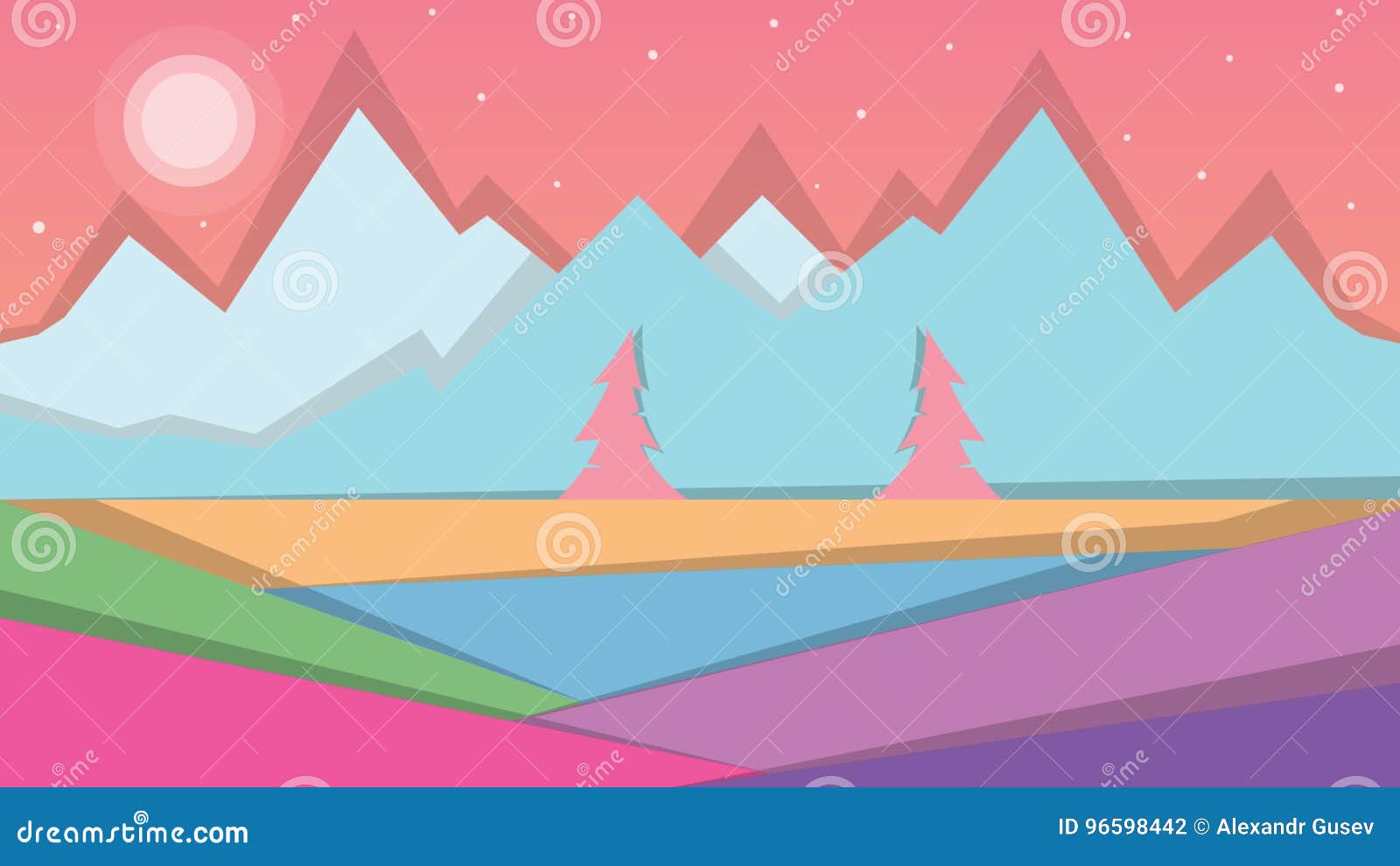 Landscape Mountain in PNG Format with ALPHA Transparency Channel Stock ...