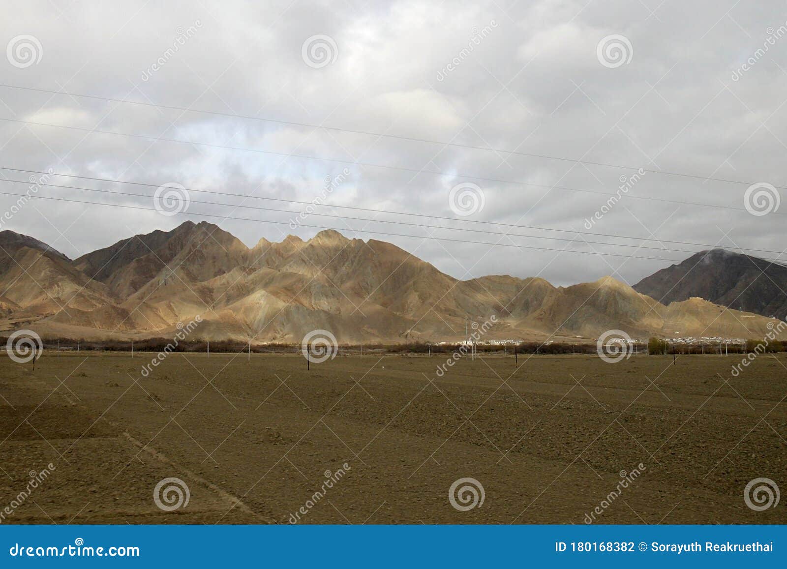 Landscape Mountain View in Tibet Stock Photo - Image of landscape, view ...