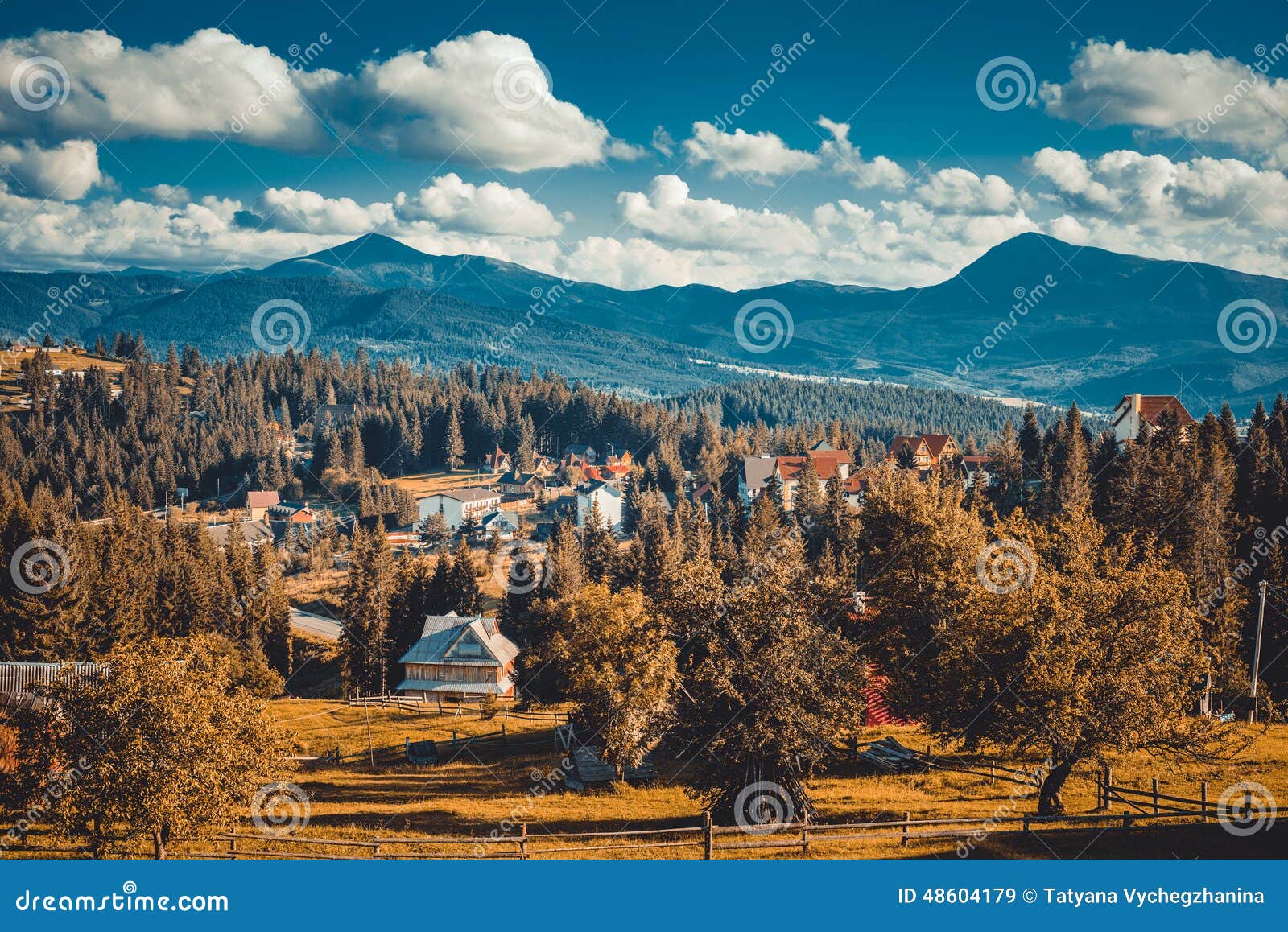 Landscape in Mountains Karpaty Stock Image - Image of carved, sunlight ...
