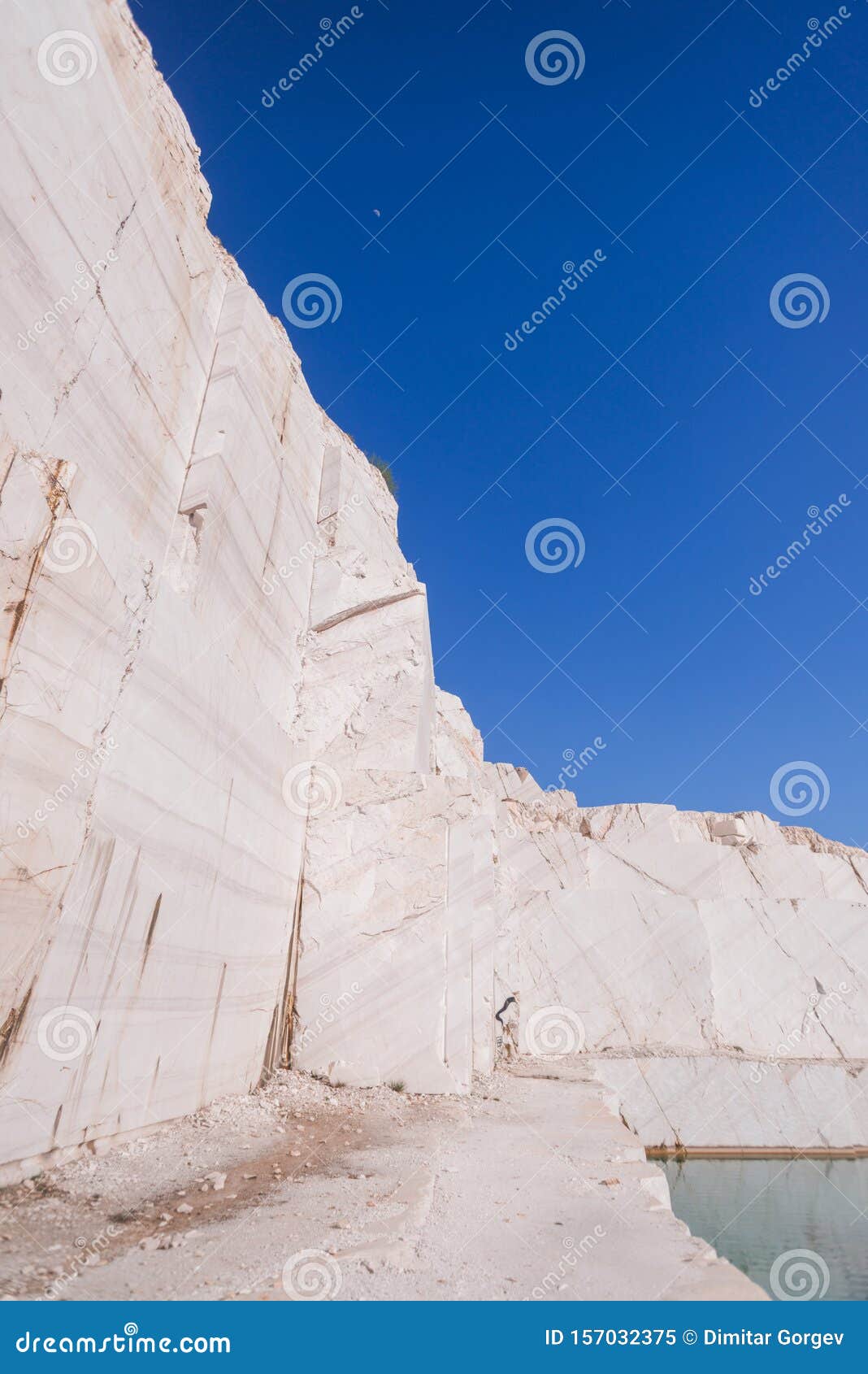 Landscape in the Mountains of Marble Rocks from the Quarry Stock Image ...