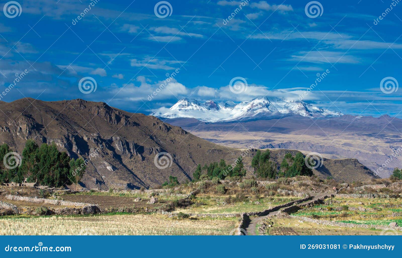 Landscape in Mountains. Peru Stock Image - Image of nevado, trek: 269031081
