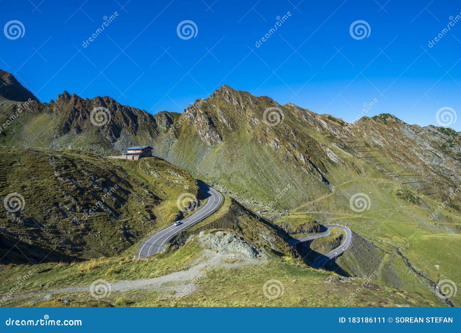 Amazing Landscape on Transfagarasan , Romania Stock Image - Image of ...
