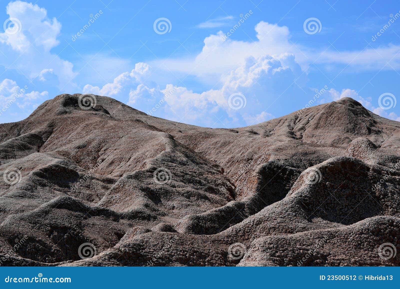 Landscape from the Muddy Land Stock Photo - Image of sand, dust: 23500512