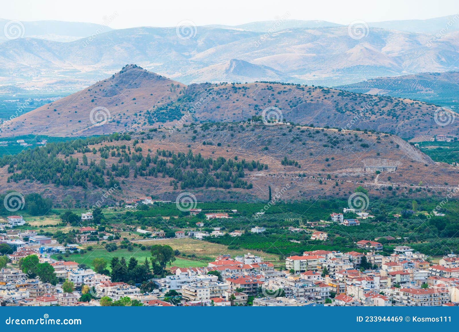 Landscape of Nafplio Town Argolis Greece Stock Image - Image of ...