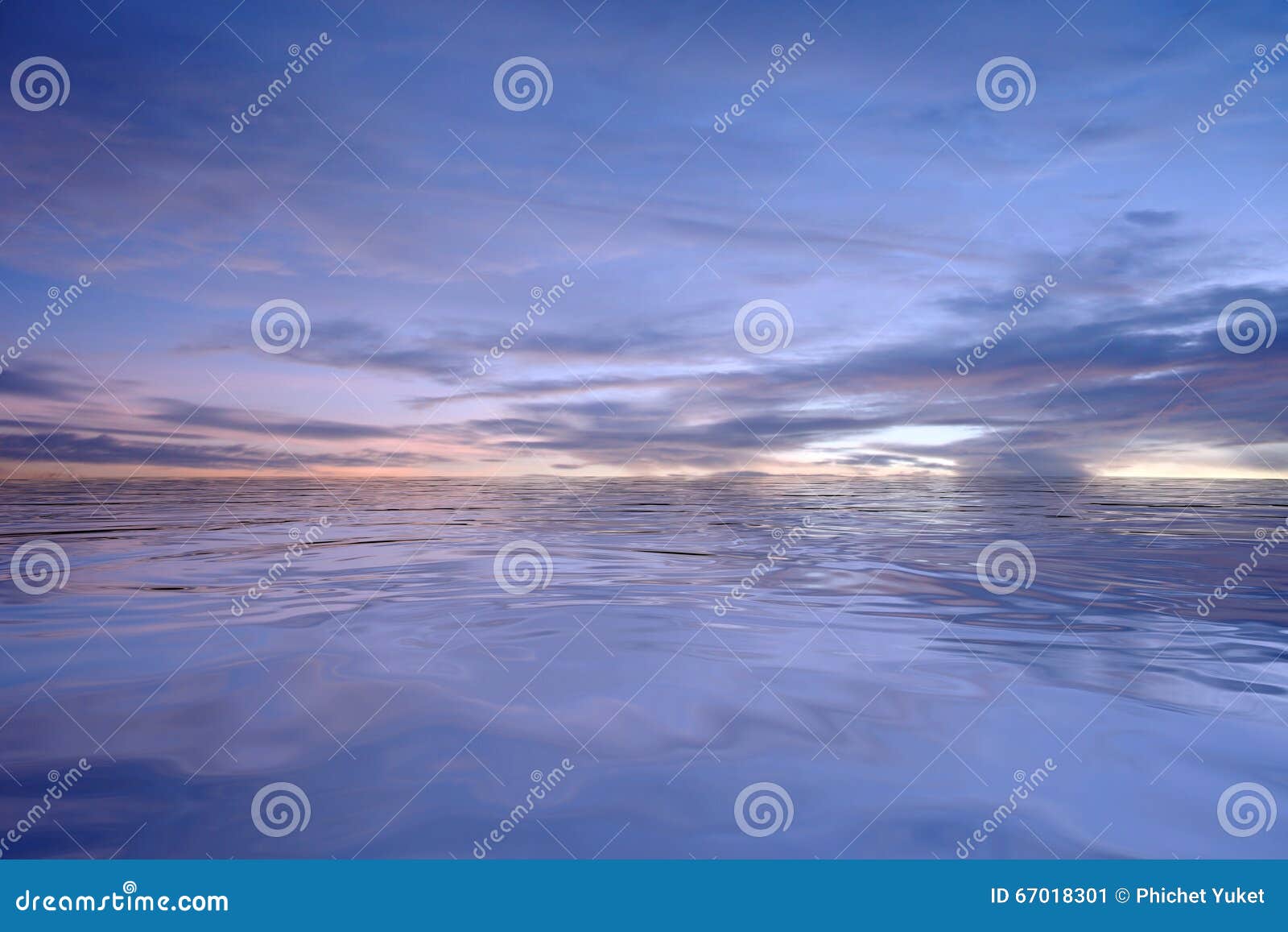 Landscape Natural Sky Render Stock Illustration - Illustration of ...