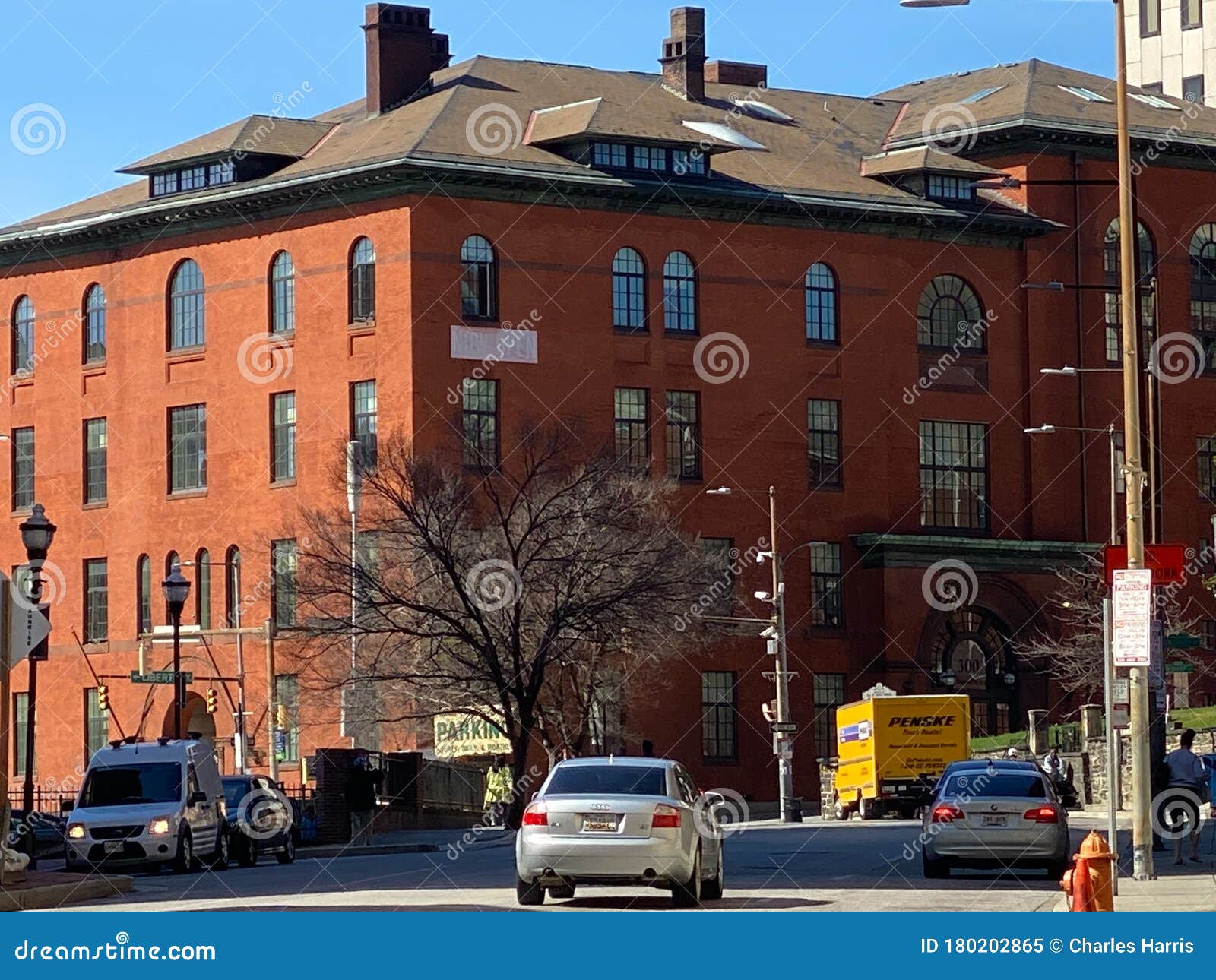 Baltimore building editorial image. Image of street - 180202865