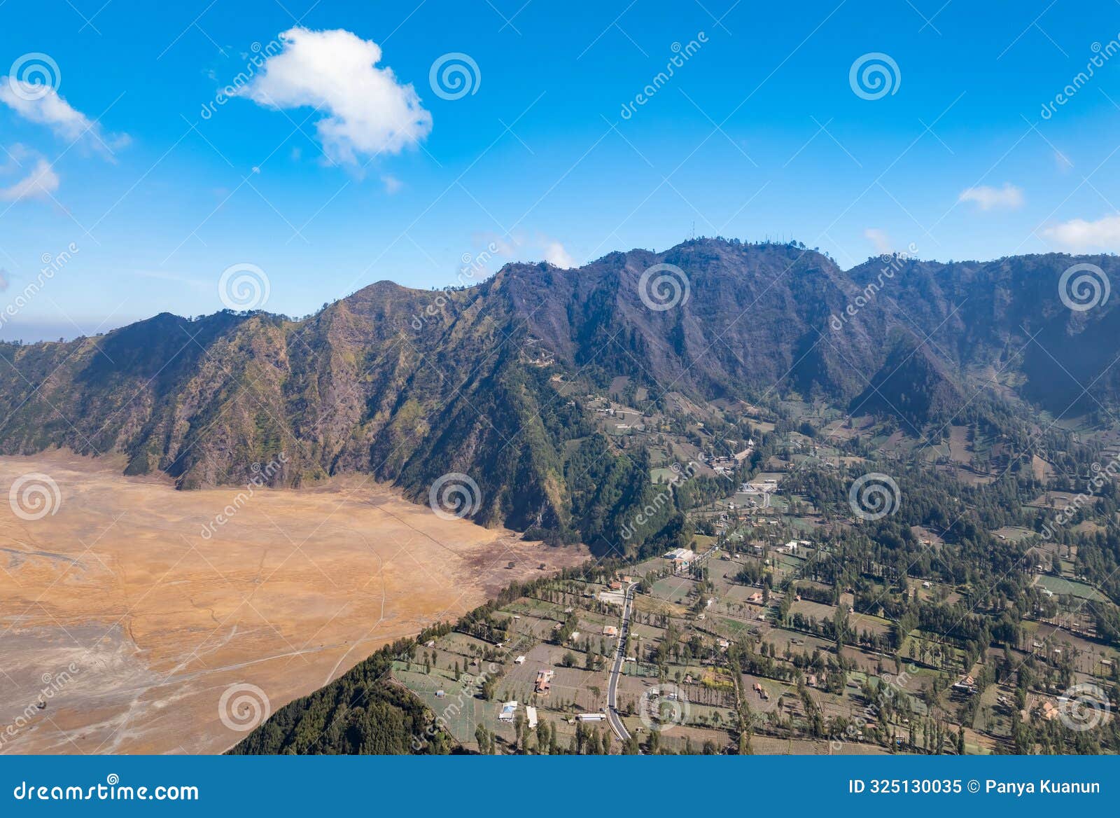 Landscape Nature View Mountains in East Java, Indonesia Stock Image ...