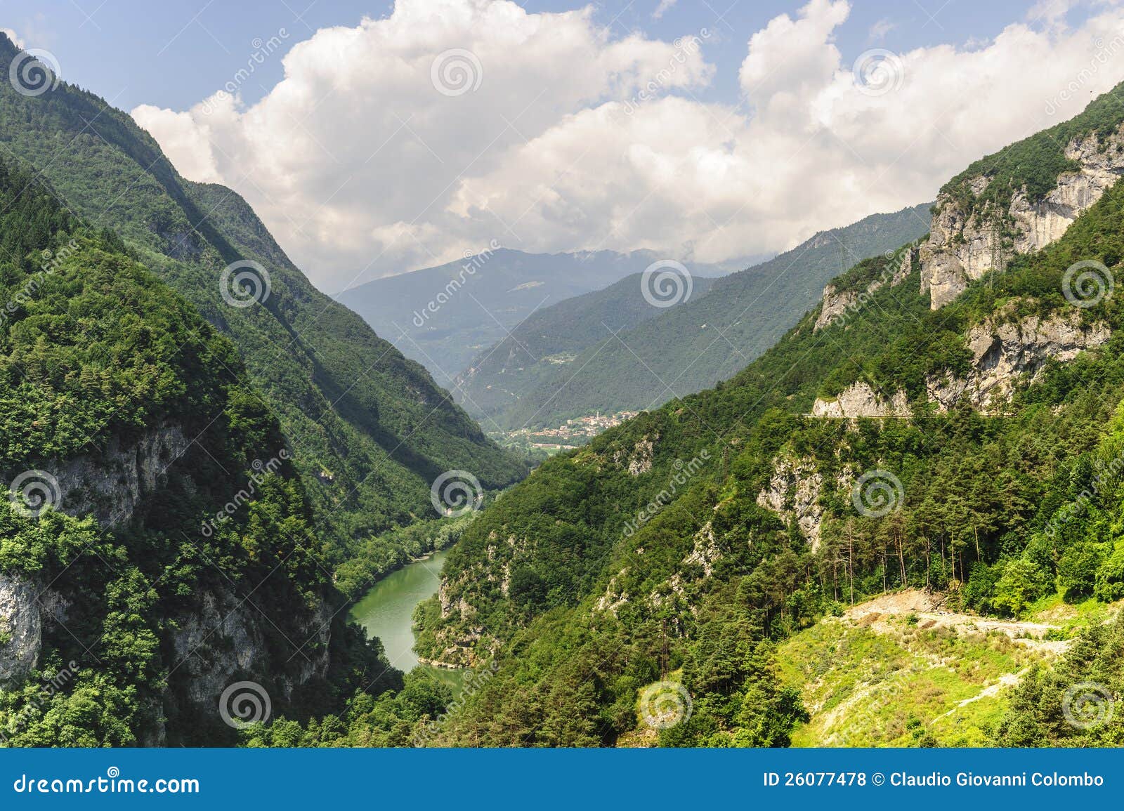 Landscape Near Stenico (Trento) Stock Photo - Image of outdoor, stenico ...