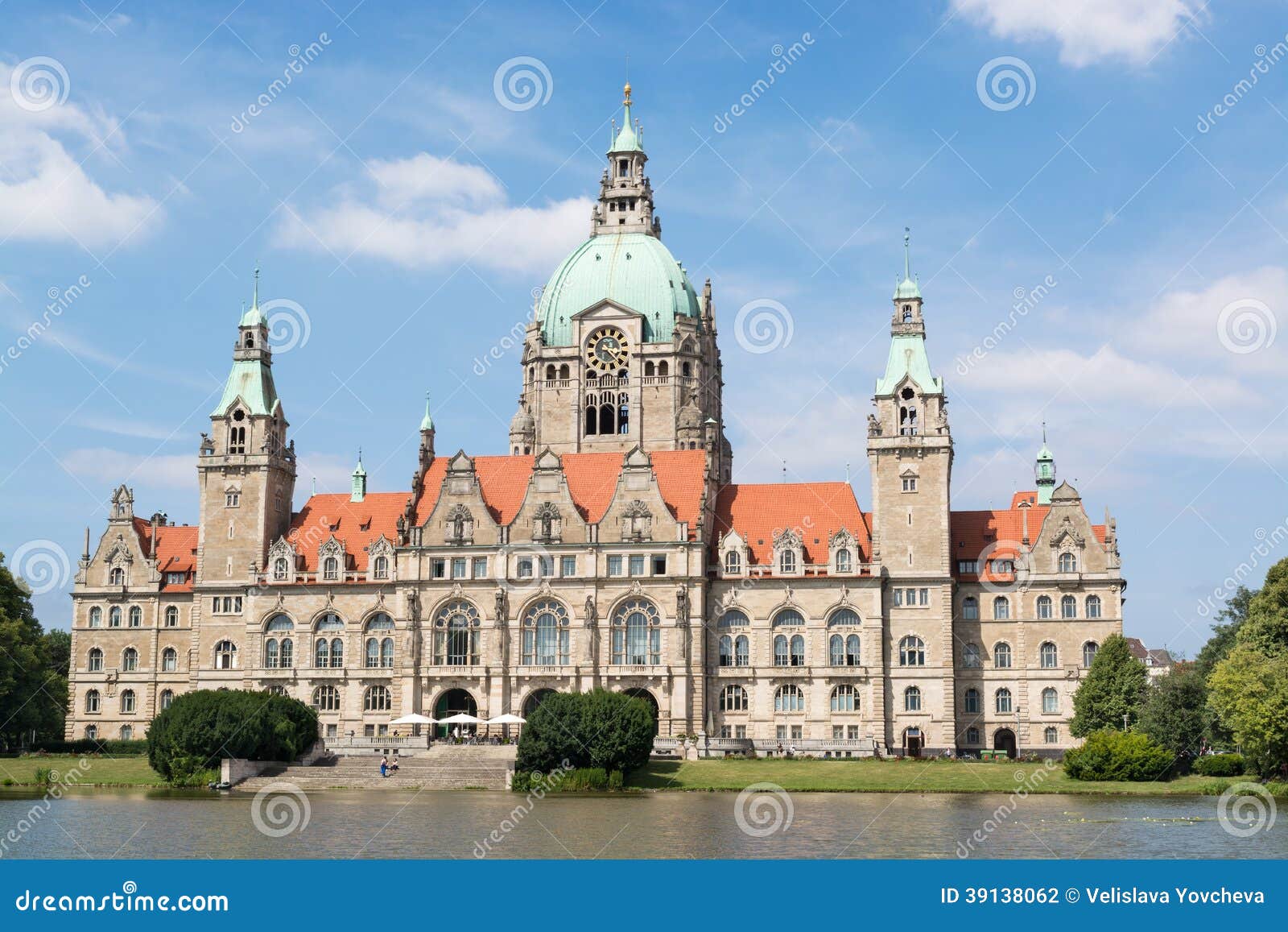 New Town Hall of Hanover stock photo. Image of style - 39138062