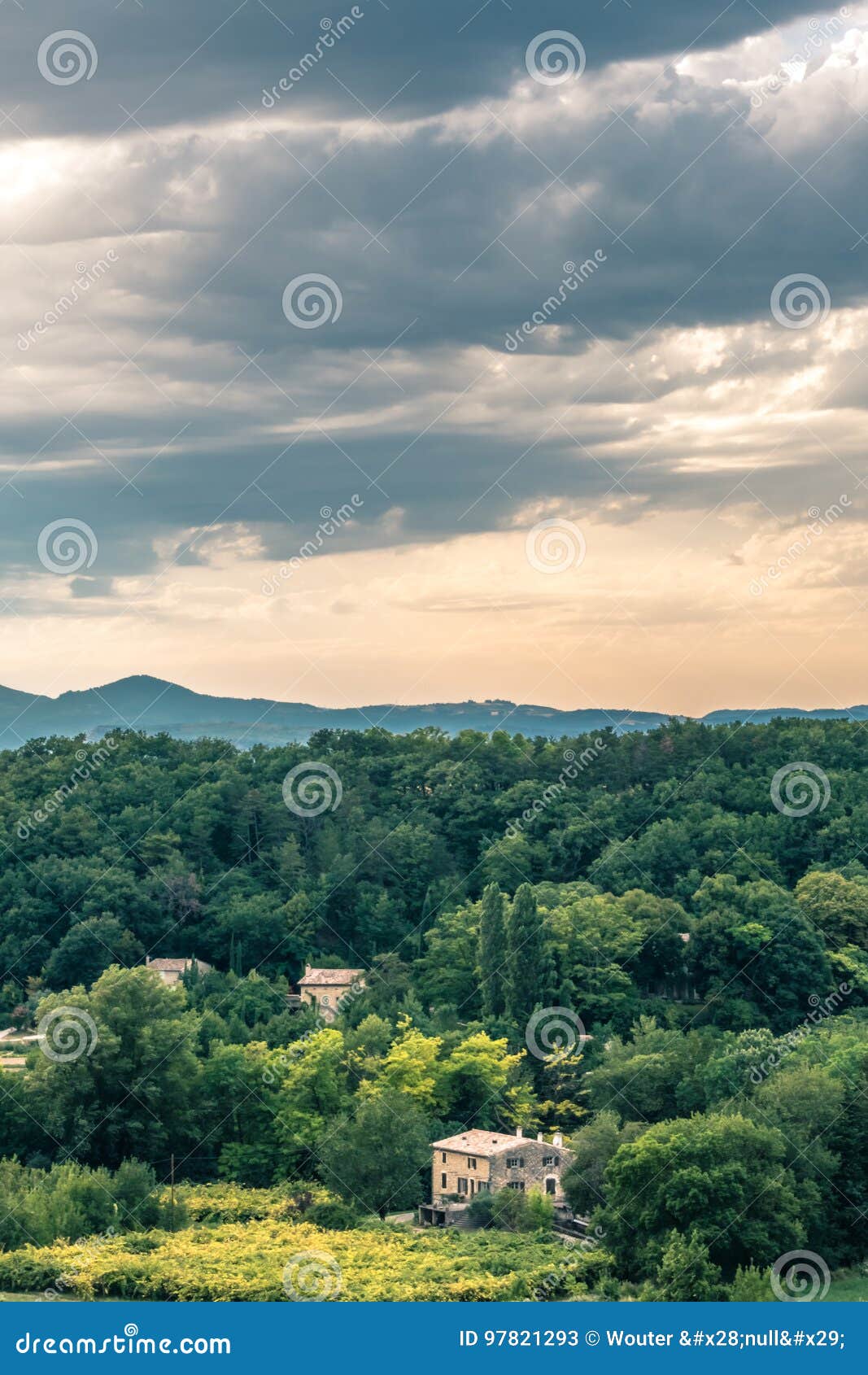 Landscape with nice view stock image. Image of field - 97821293