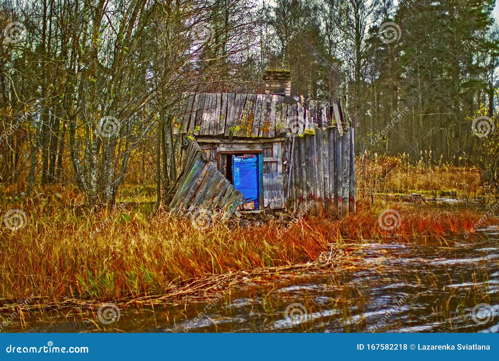 Landscape Old Barn by the River HDR Stock Photo - Image of geiranger ...