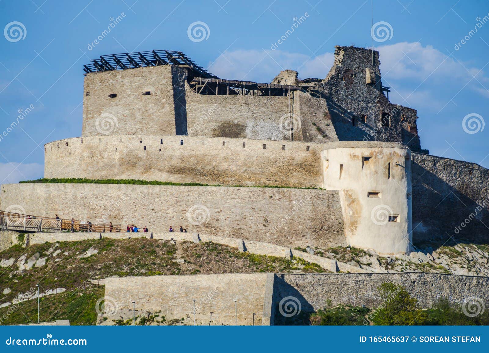 Deva citadel view stock image. Image of deva, famous - 165465637