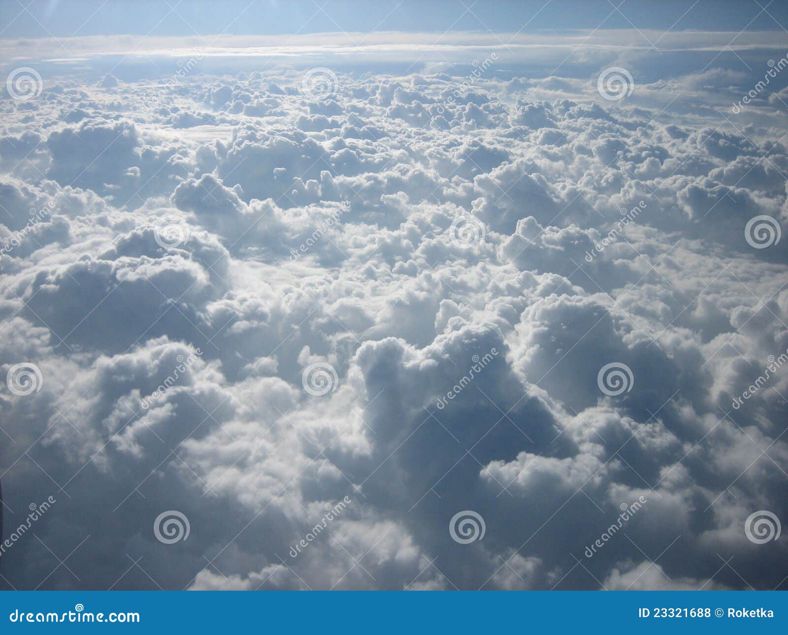 Landscape over the clouds stock photo. Image of earth - 23321688