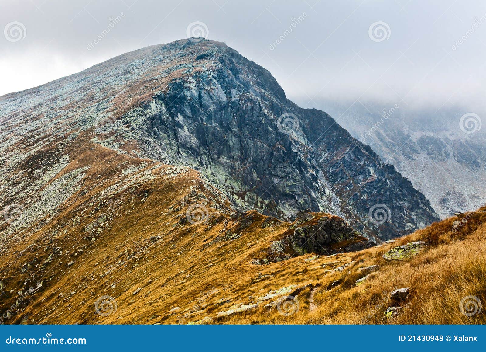 Landscape with Parang Mountains in Romania Stock Photo - Image of ...