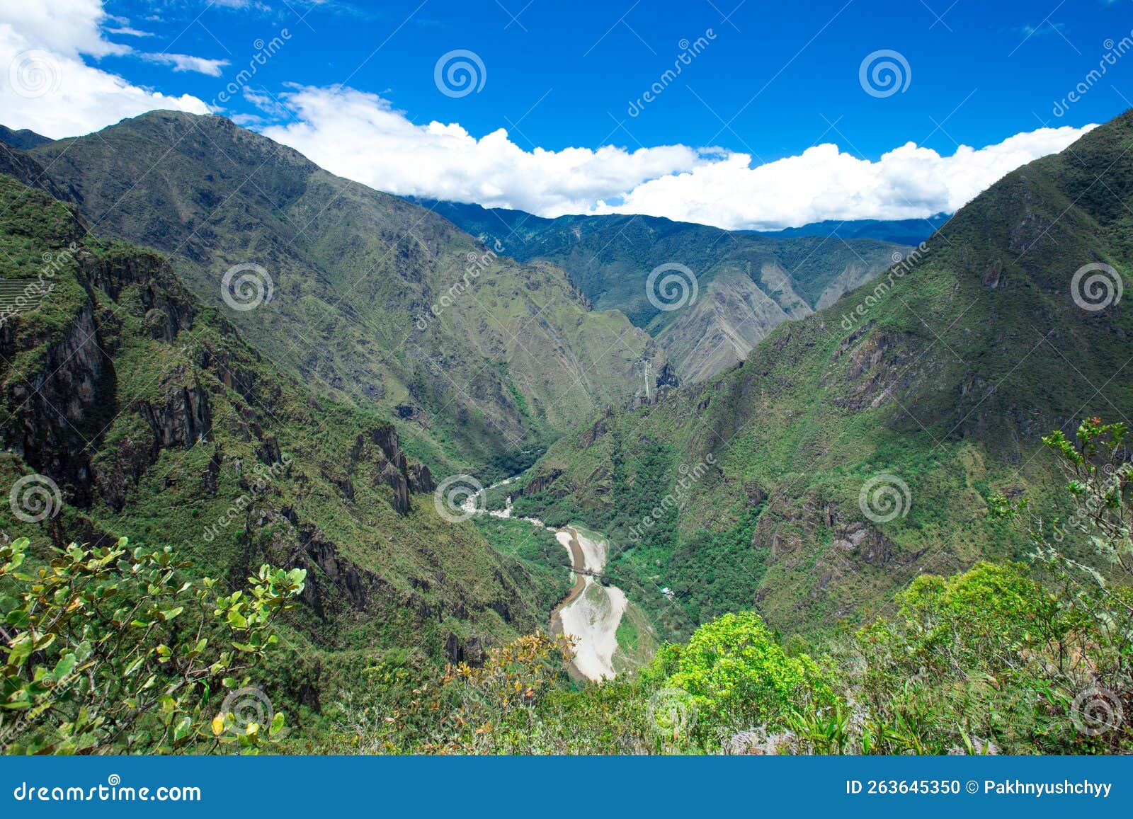 Landscape of Peru stock photo. Image of andes, deepest - 263645350