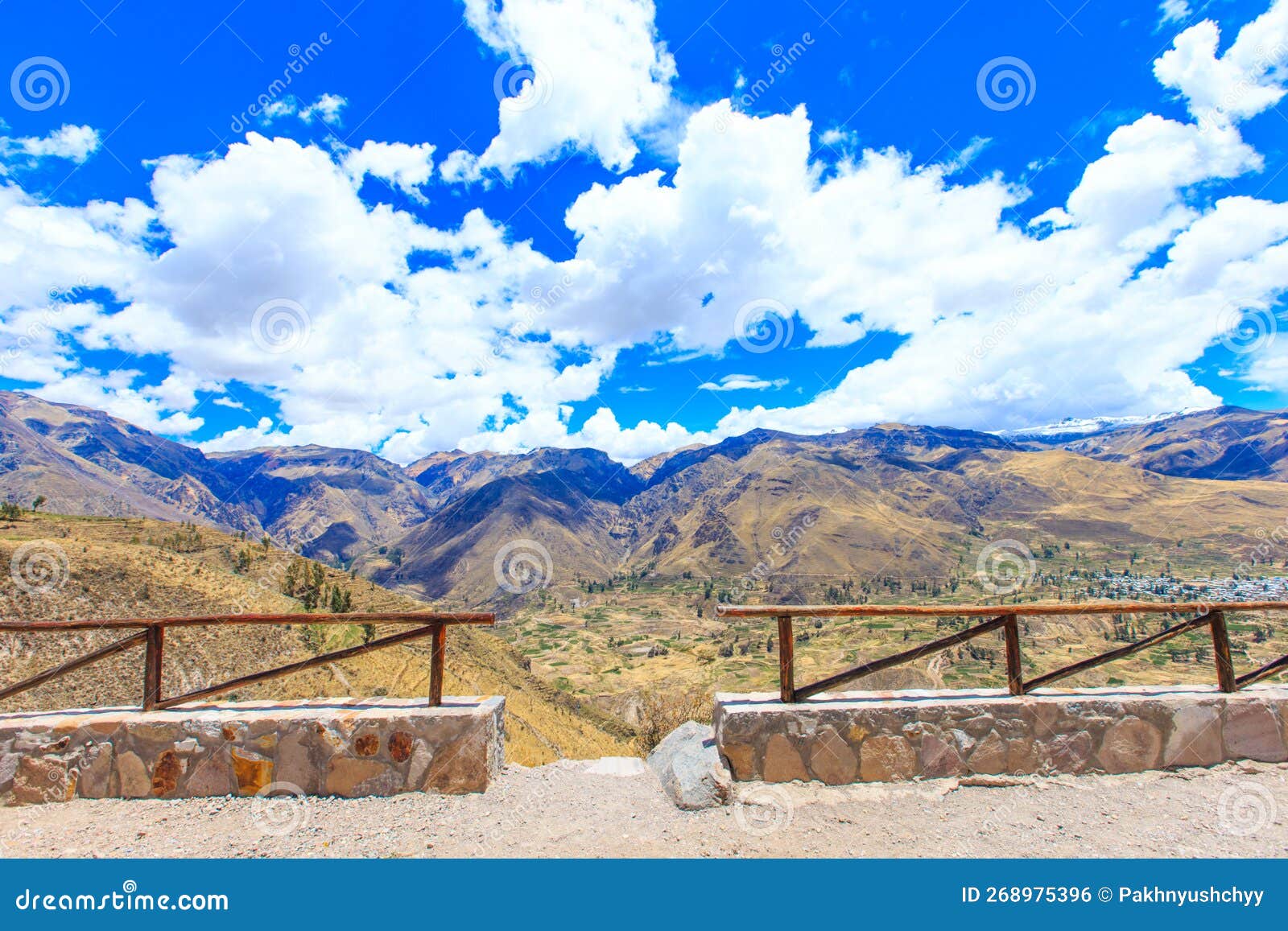 Landscape Peru stock photo. Image of condor, hill, green - 268975396