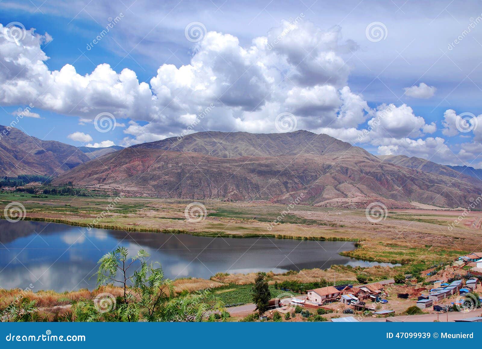 Landscape in Peru stock image. Image of outdoors, andean - 47099939