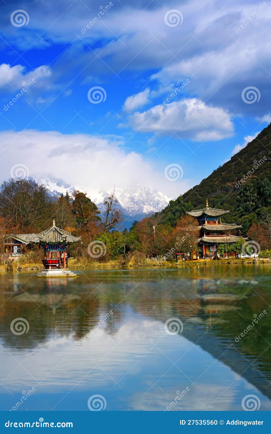 Landscape Photo of Beautiful Pavilion Stock Photo - Image of dayan ...