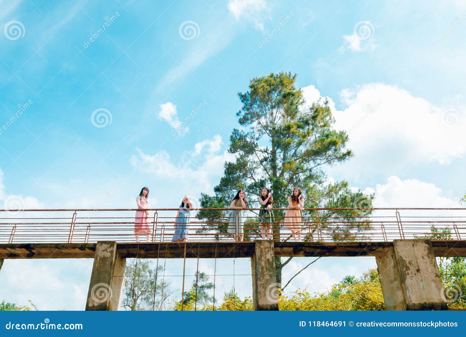 Landscape Photography Of People On Bridge Picture. Image: 118464691