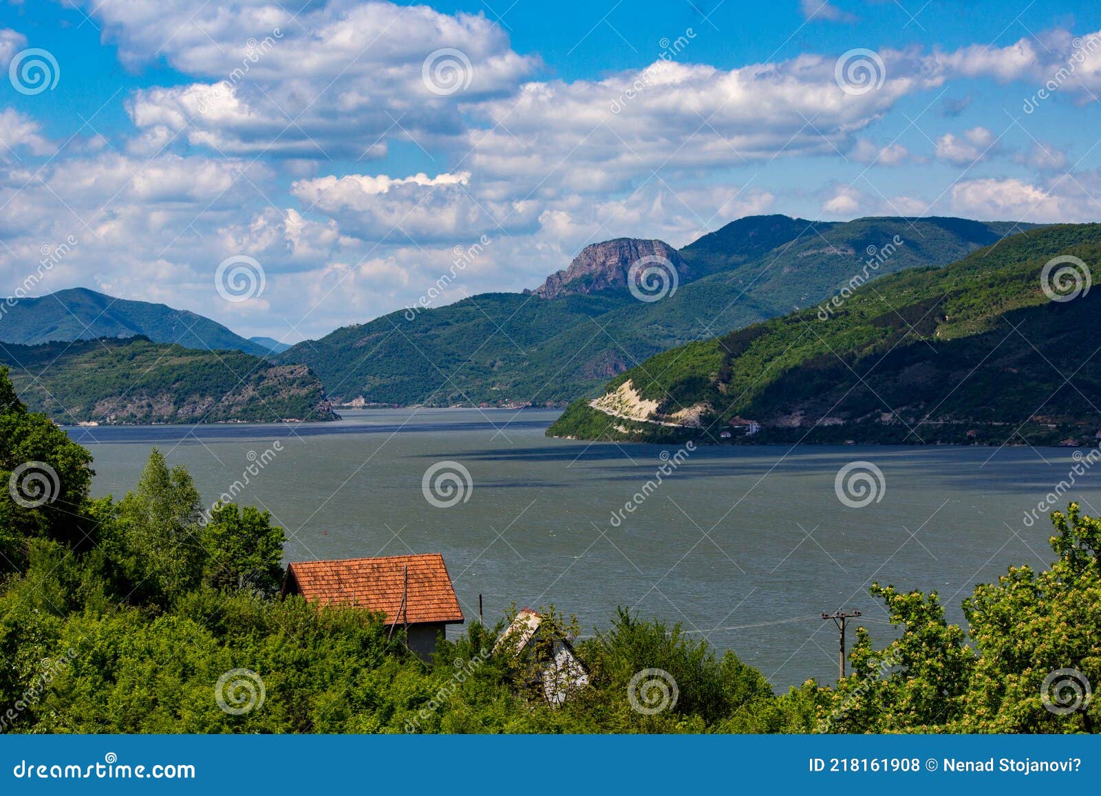 Landscape Photography of River Danube through the Serbia Stock Photo ...