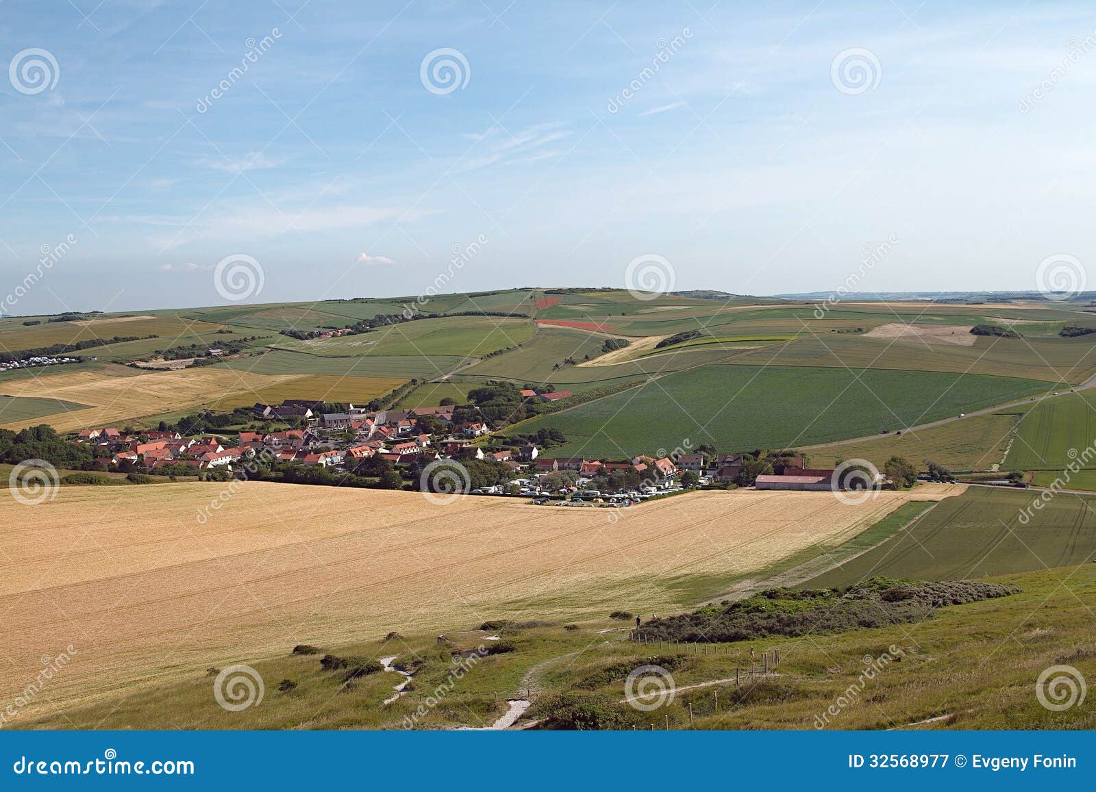 The landscape of Picardy stock image. Image of picardy - 32568977