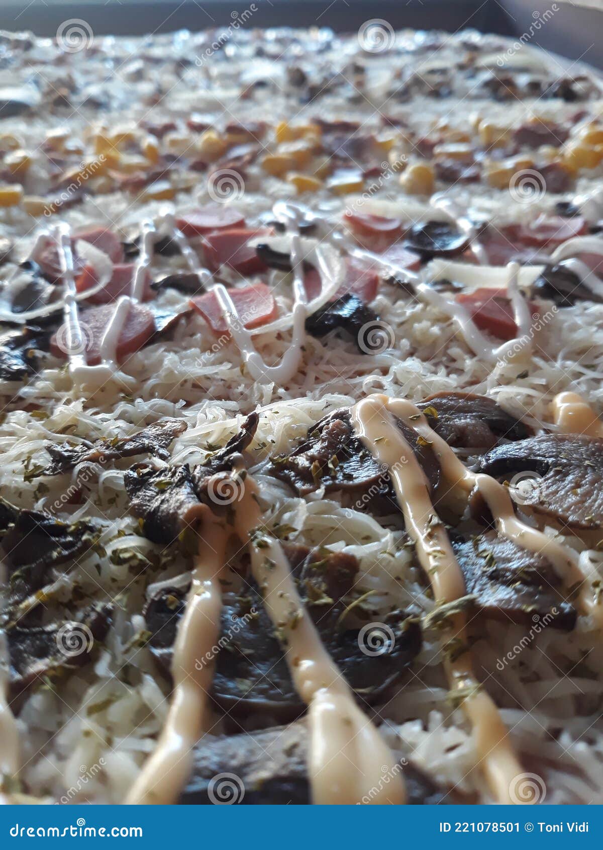 Landscape of pizza stock image. Image of plant, cuisine - 221078501