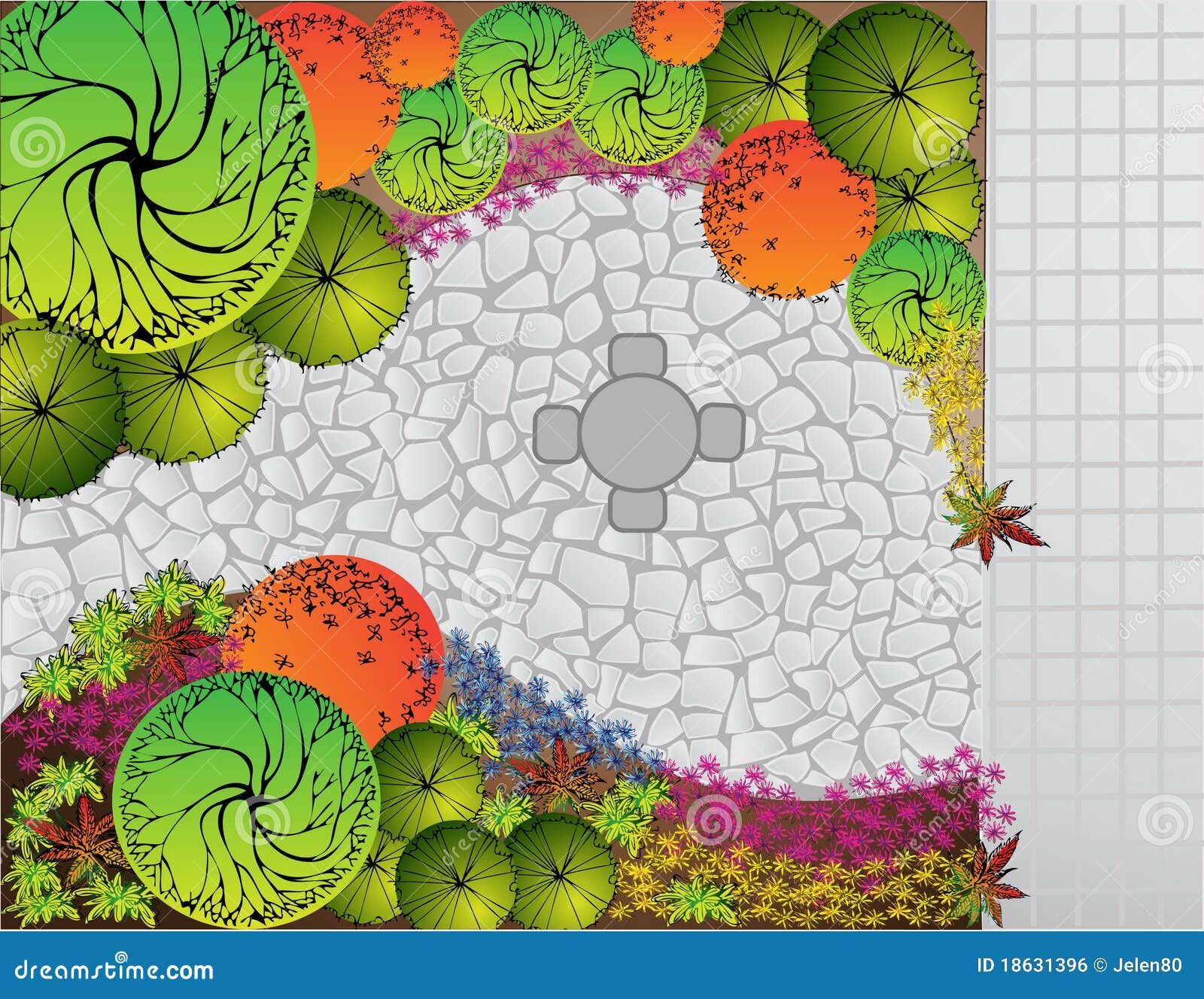 Landscape Plan Graphics Stock Illustrations – 462 Landscape Plan ...